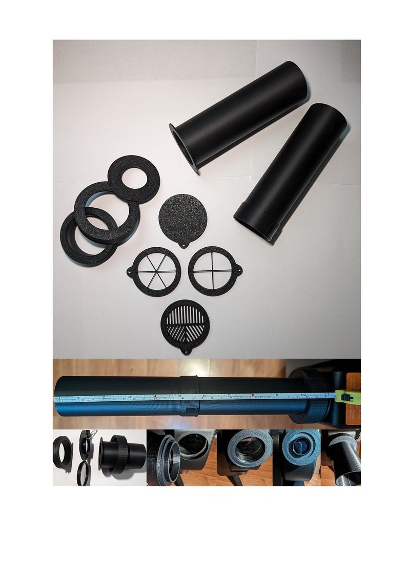 PLA _ ZWO Seestar S50 Telescope Light Block Dew 140mm, Slot Filter ...