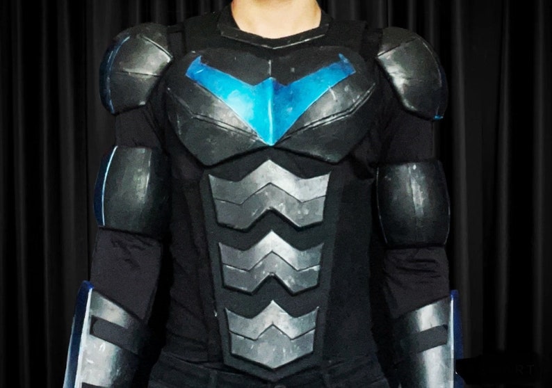 PLANTILLA DIGITAL de Nightwing Upper Armored Cosplay - Etsy México