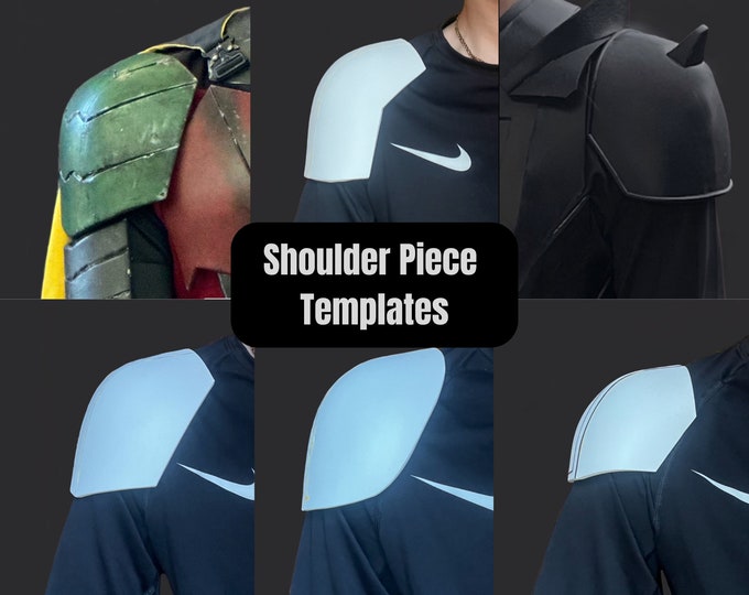 Vengeance Neck Guard Foam PATTERN / TEMPLATE - Etsy Canada