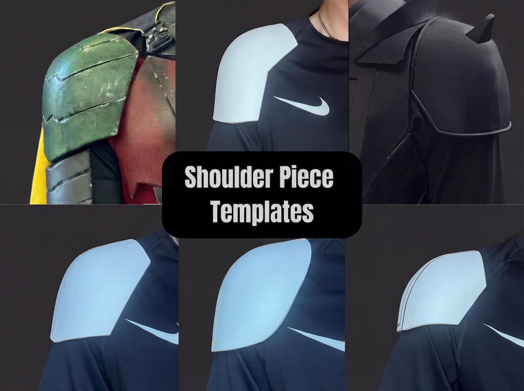 Shoulder Piece DIGITAL TEMPLATES - Etsy