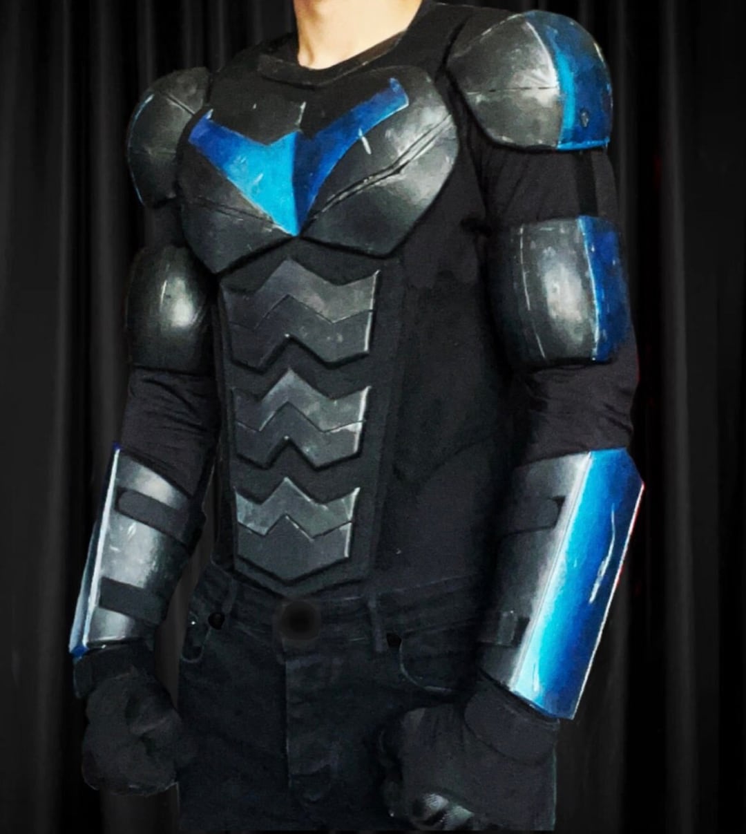 Nightwing Upper Armored Cosplay DIGITAL TEMPLATE - Etsy UK