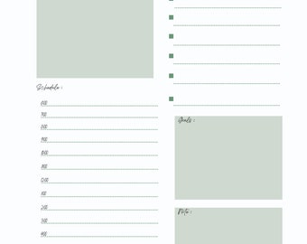 Monday to Friday Daily Planner Sheets - Etsy