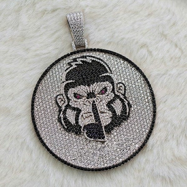 Iced Out Pendant - Etsy