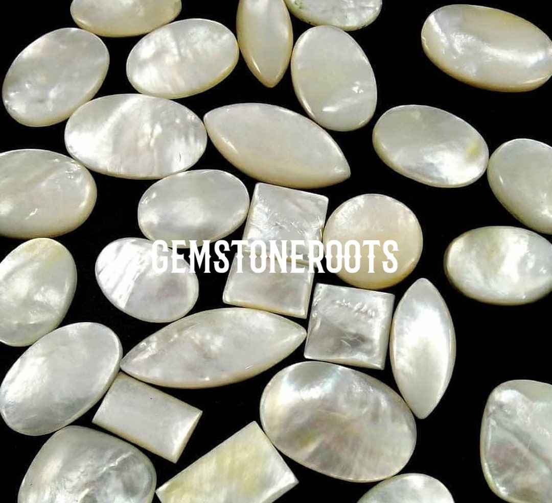 MOTHER OF PEARL Wholesale Lot Mother of Pearl Cabochon Mother of Pearl ...