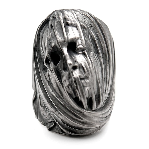 Silver Skull Ring - Etsy