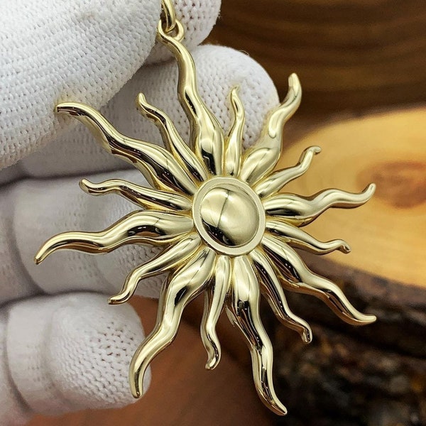 Sun Pendant - Etsy