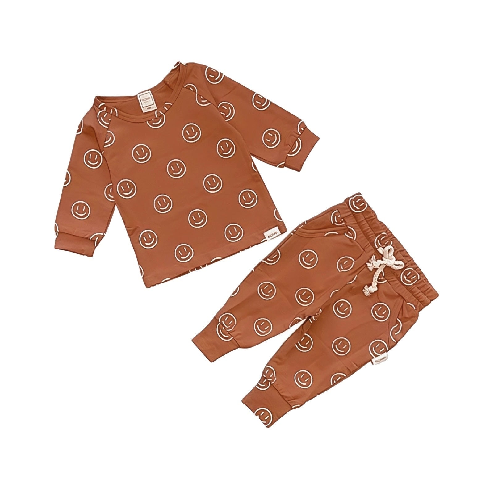 ROMP Lounge Set - Smileys | Gender Neutral Trendy Modern Unisex Baby ...