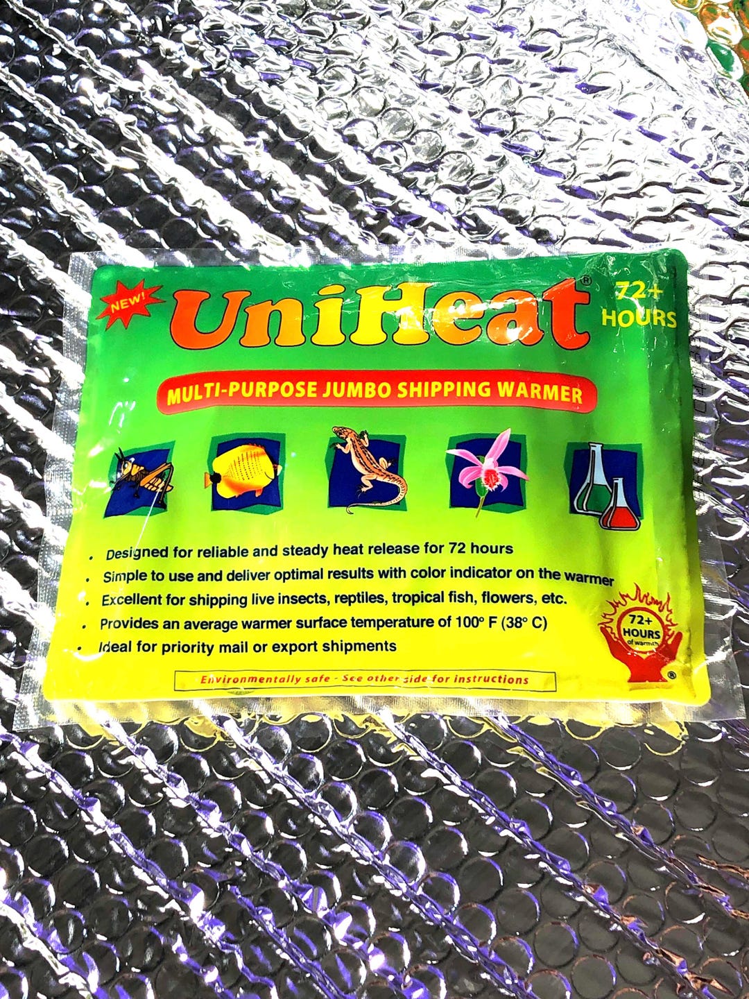 DOUBLE Winter Protection- Heat Pack & Thermal Insulation - 72 Hour Heat ...