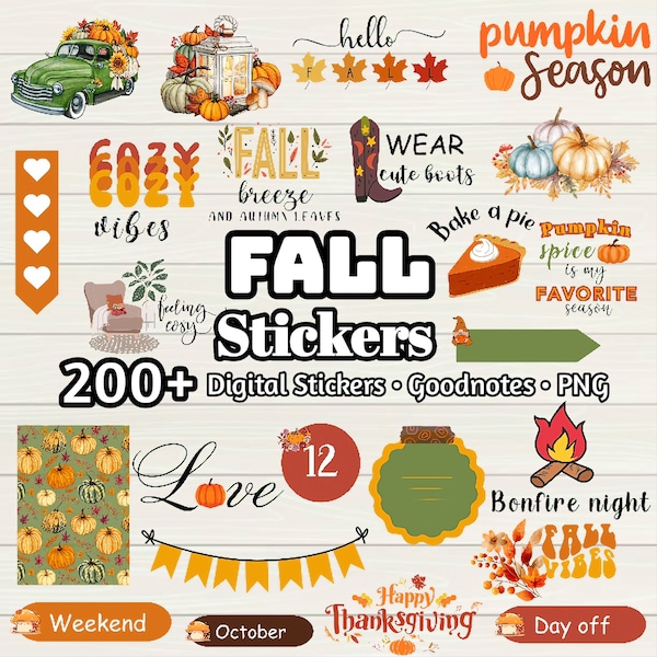 Goodnotes Stickers - Etsy