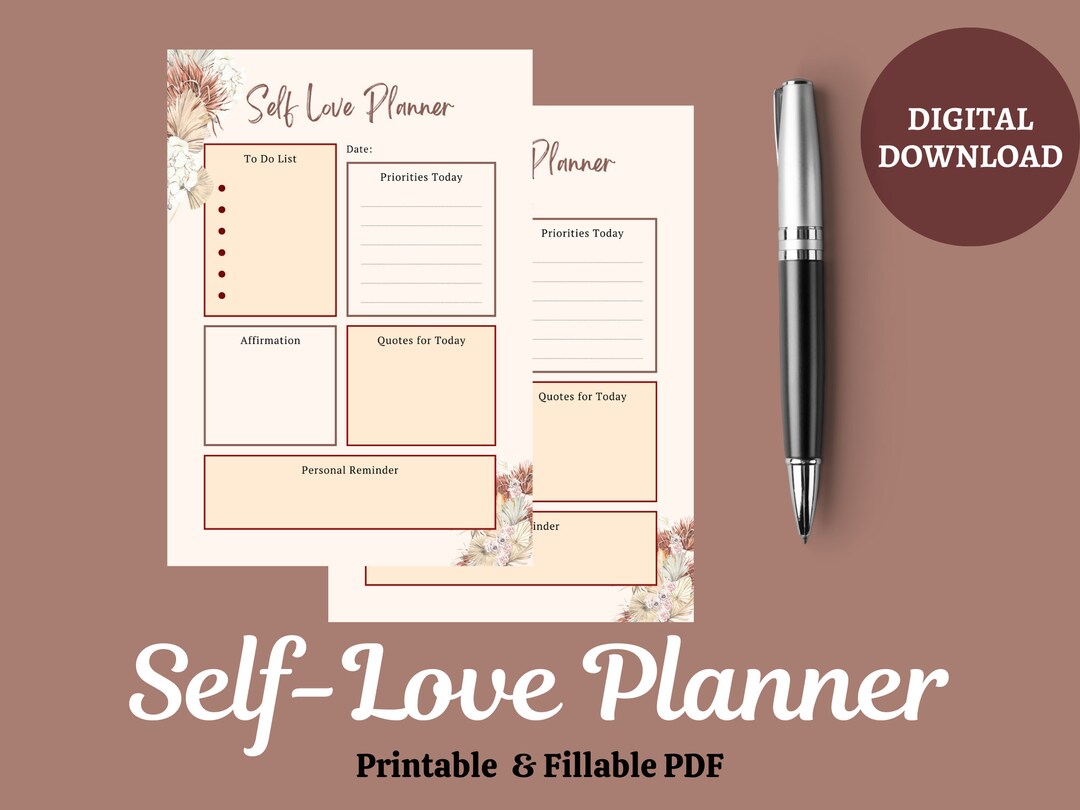 Self Love Journal, Self Love, Mental Health, Journal, Self Care Journal ...