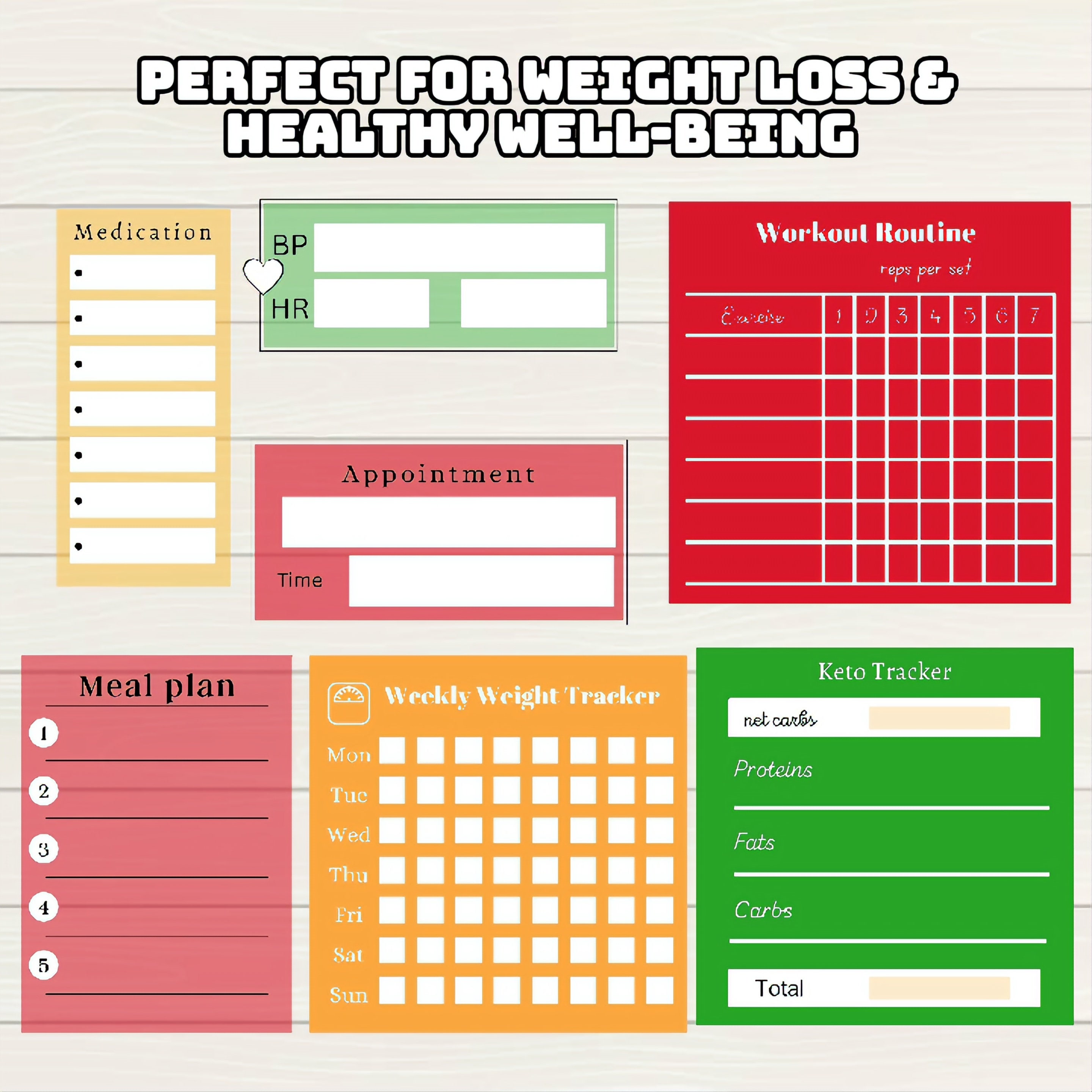 Diet Digital Stickers 200 Stickers, Goodnotes File, Pre-cropped ...