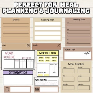 Meal Planner Stickers – 350+ Cooking Theme, Goodnotes PNG (digital ...