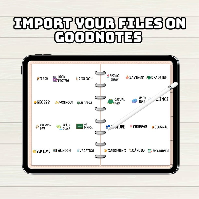 Student Digital Stickers: 150+ Pre-cropped Pngs (goodnotes File) - Etsy