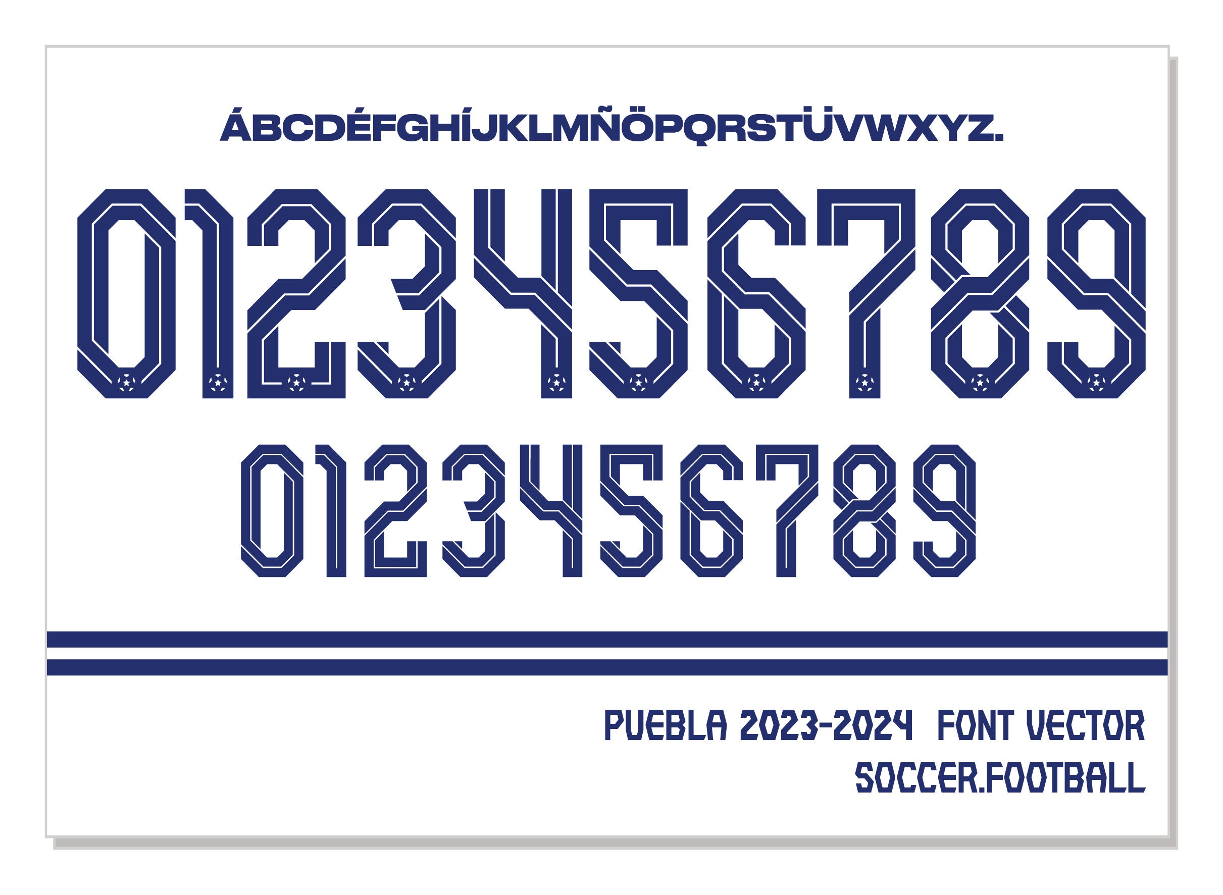 Font Vector Cruz Azul 2022/2023 Font SVG, AI, Eps, Pdf, TTF, 45% OFF