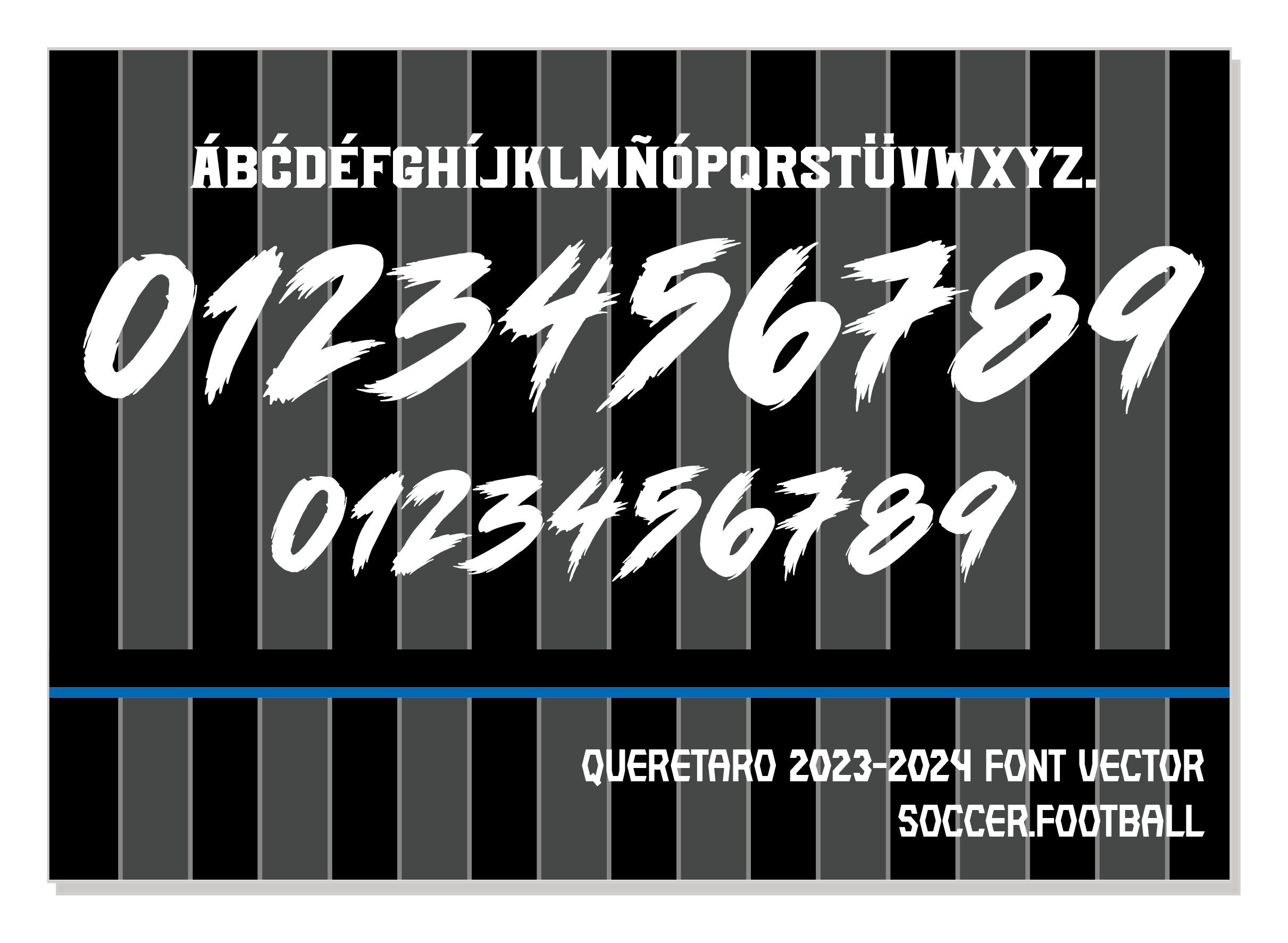 Font Vector Cruz Azul 2022/2023 Font SVG, AI, Eps, Pdf, TTF, 45% OFF