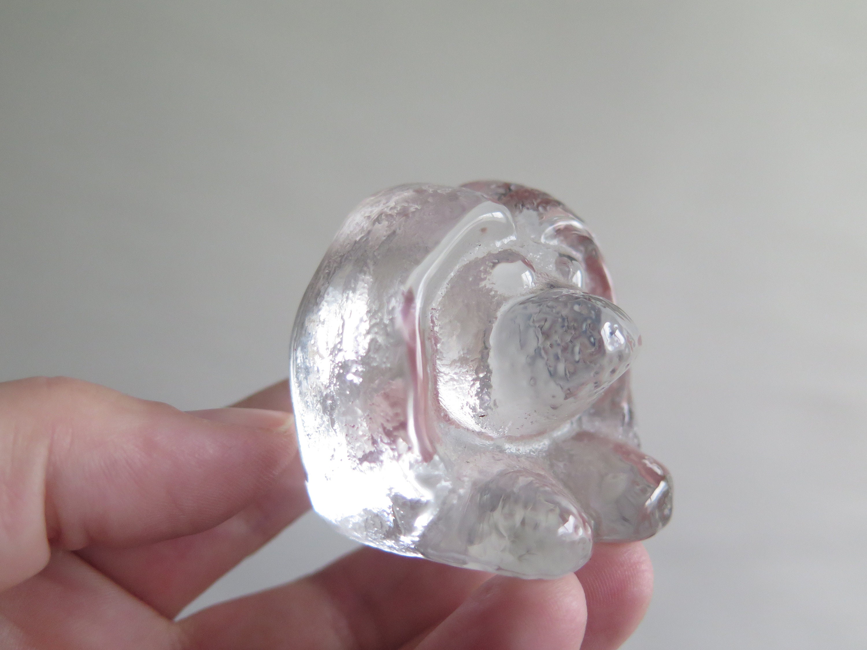 Clear Glass Troll Figurines Set of 3 Bergdala Trolls, Swedish Vintage ...