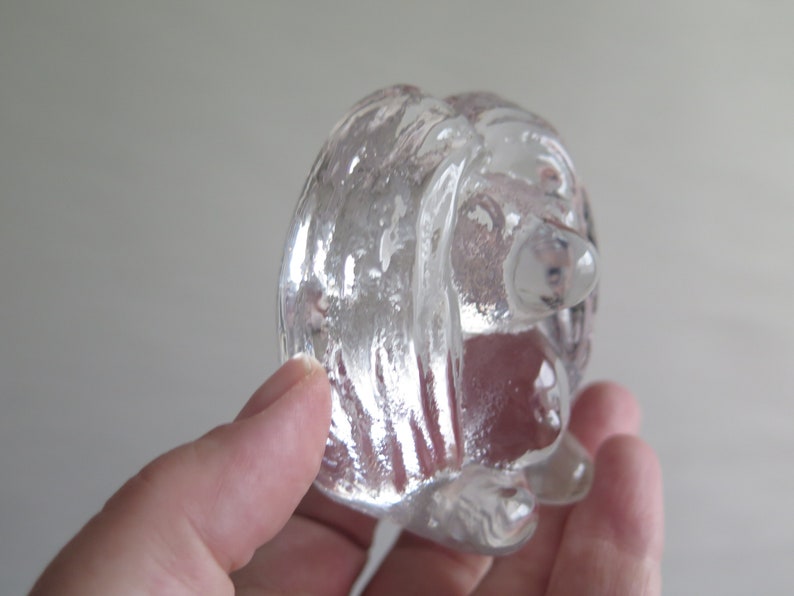 Clear Glass Troll Figurines Set of 2 Bergdala Trolls, Scandinavian ...