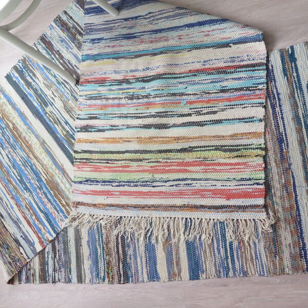 Scandinavian Rag Rug - Etsy