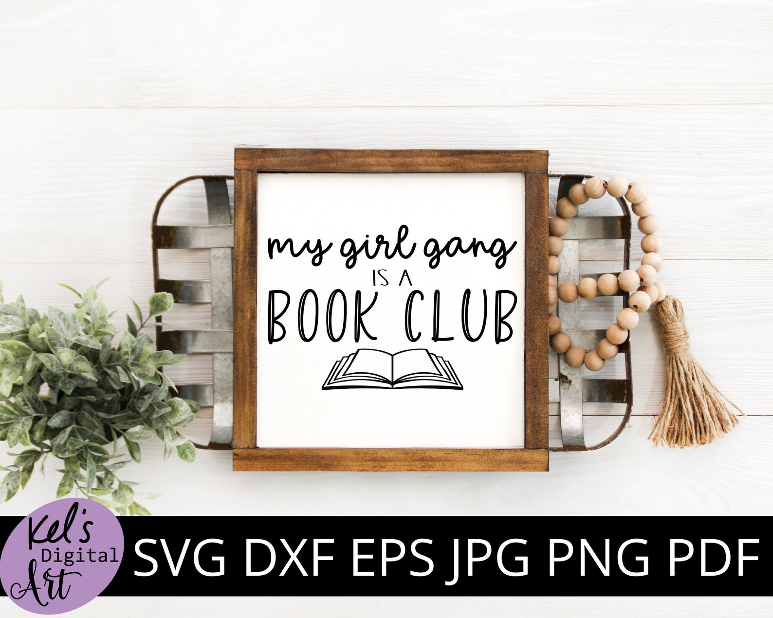 My Girl Gang is a Book Club SVG DXF PNG Cricut and - Etsy