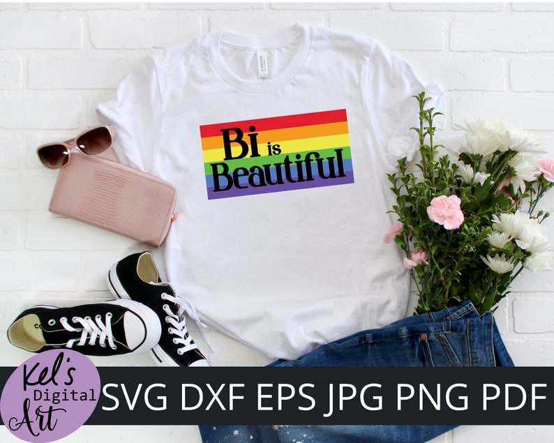 Bi is Beautiful SVG, DXF, Png, LGBTQ Pride Svg, Bisexual Pride Svg ...