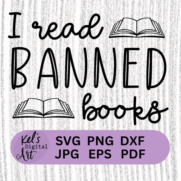 Banned Book Svg - Etsy