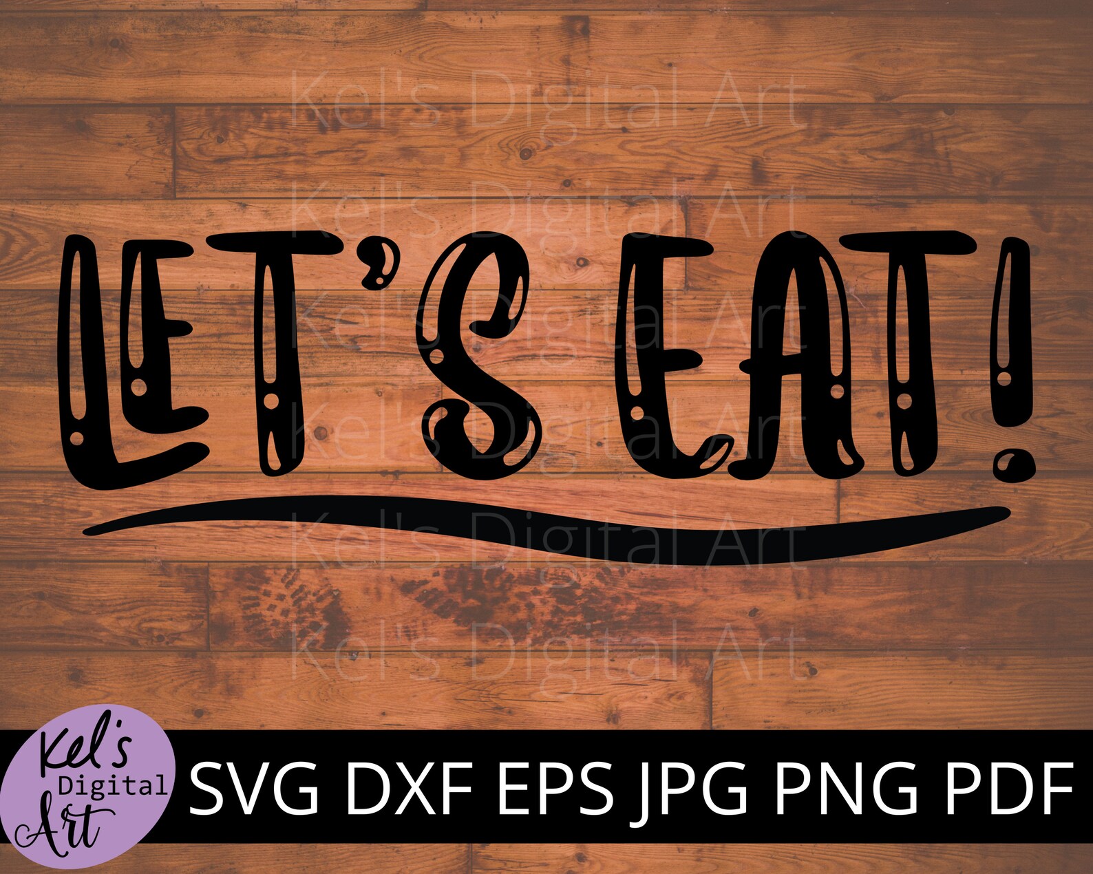Let's Eat SVG DXF PNG Thanksgiving Holiday Dinner Svg - Etsy
