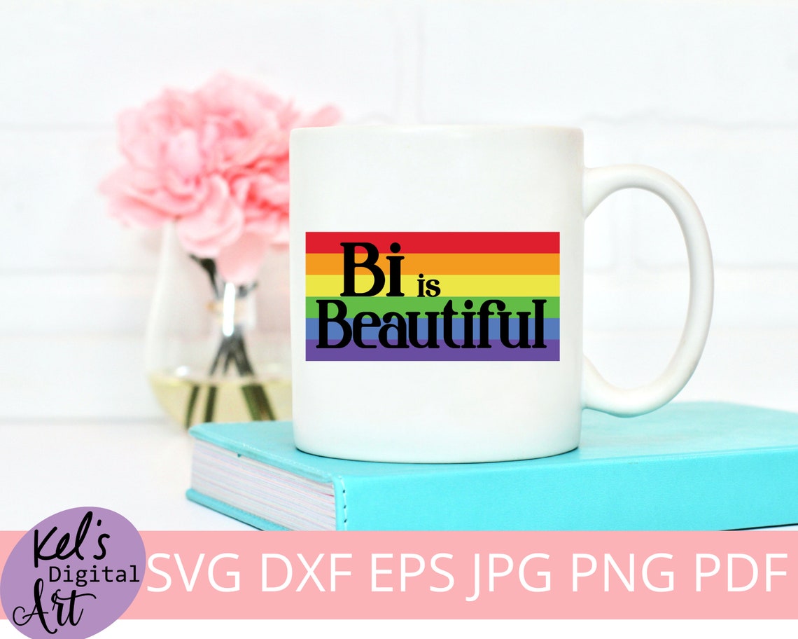 Bi is Beautiful SVG, DXF, Png, LGBTQ Pride Svg, Bisexual Pride Svg ...