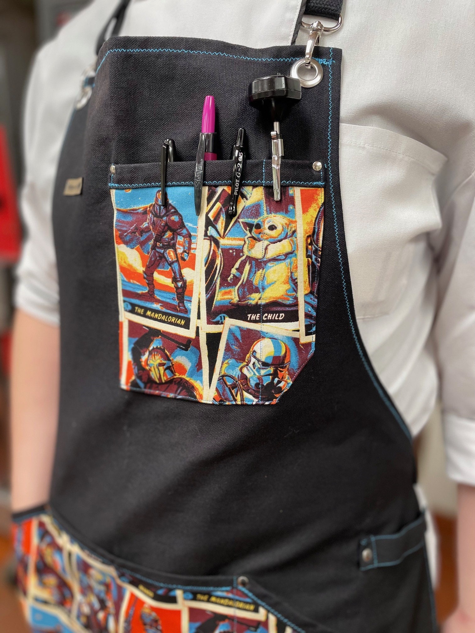 Mandalorian Handmade Chef Apron - Etsy