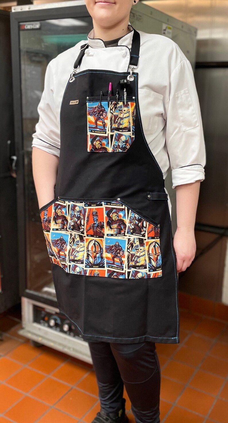 Mandalorian Handmade Chef Apron - Etsy