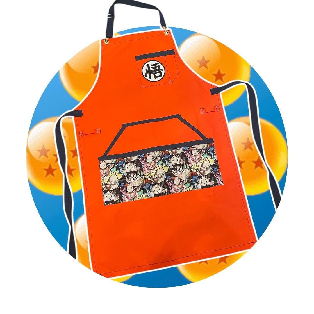 Dragon Ball Z Goku Handmade Chef Apron - Etsy