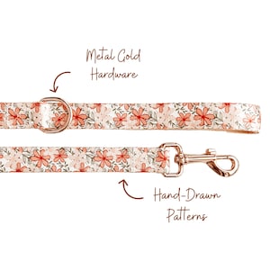Floral Dog Harness, Spring Cute Dog Accessory, Boy Dog Harness, Boho ...