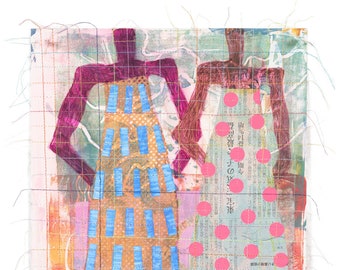 Original Collaged Artwork "women Supporting Women 18" ~15x11" - Etsy