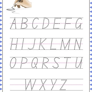 Handwriting Practice Digital Worksheet BUNDLE Alphabet Tracing Print ...