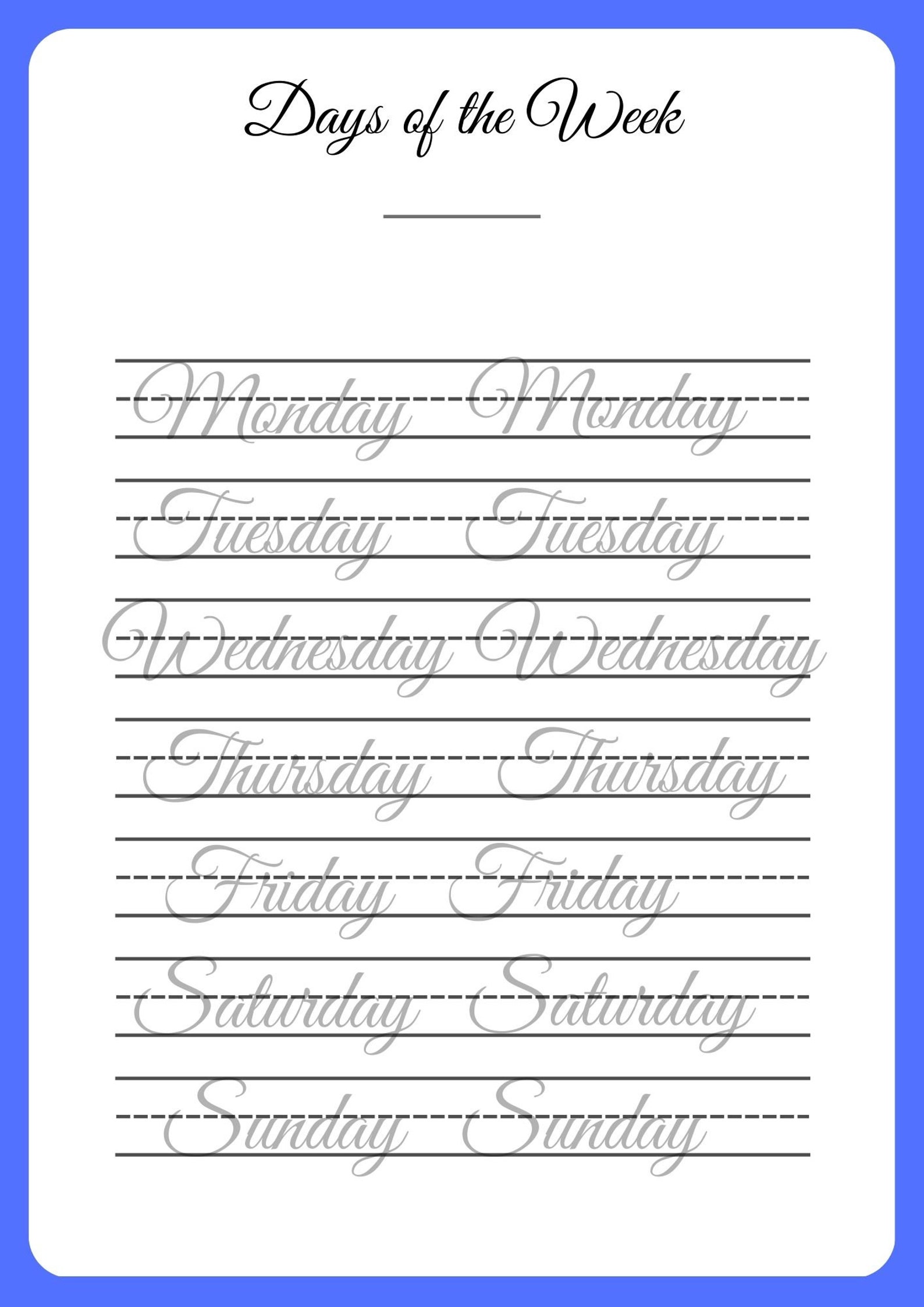 Handwriting Practice Digital Worksheet BUNDLE Alphabet Tracing Print ...