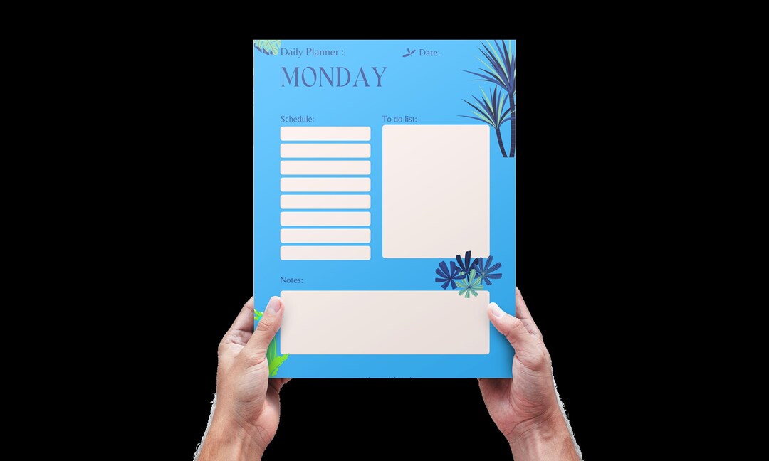 Bluegreen Daily Planner - Etsy
