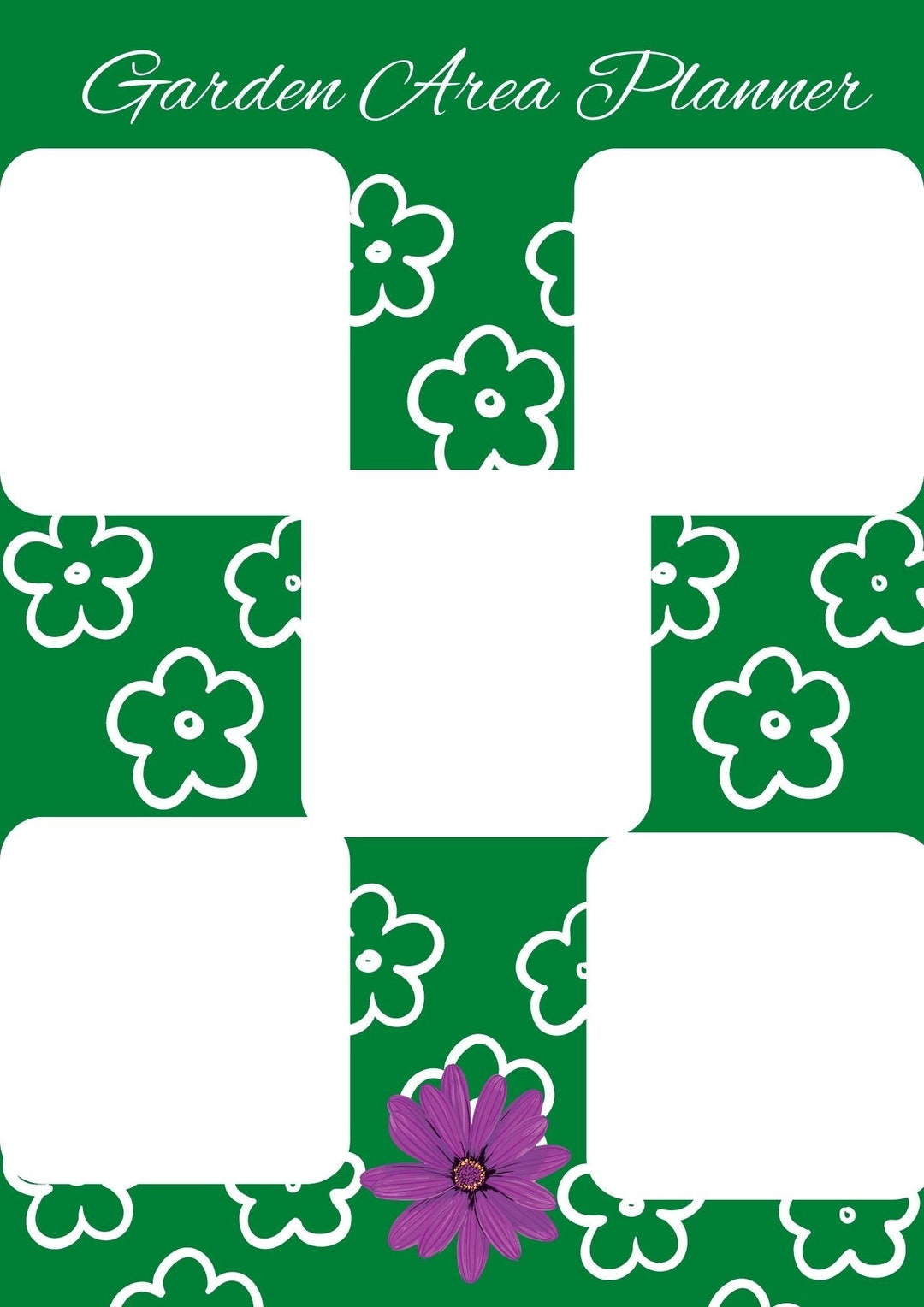 Planner-garden Area Planner. Digital Editable PDF Download Gardening ...