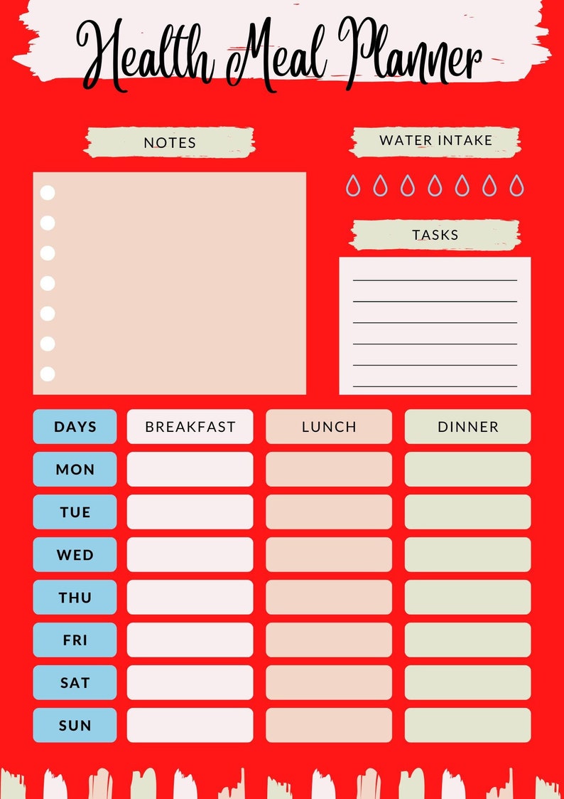 Health Meal Planner. Dinner Planner. Food Diary. Weekly Meal Plan. Food ...
