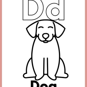 Alphabet Coloring Book. BEGINNER Digital PDF Download, Coloring ...