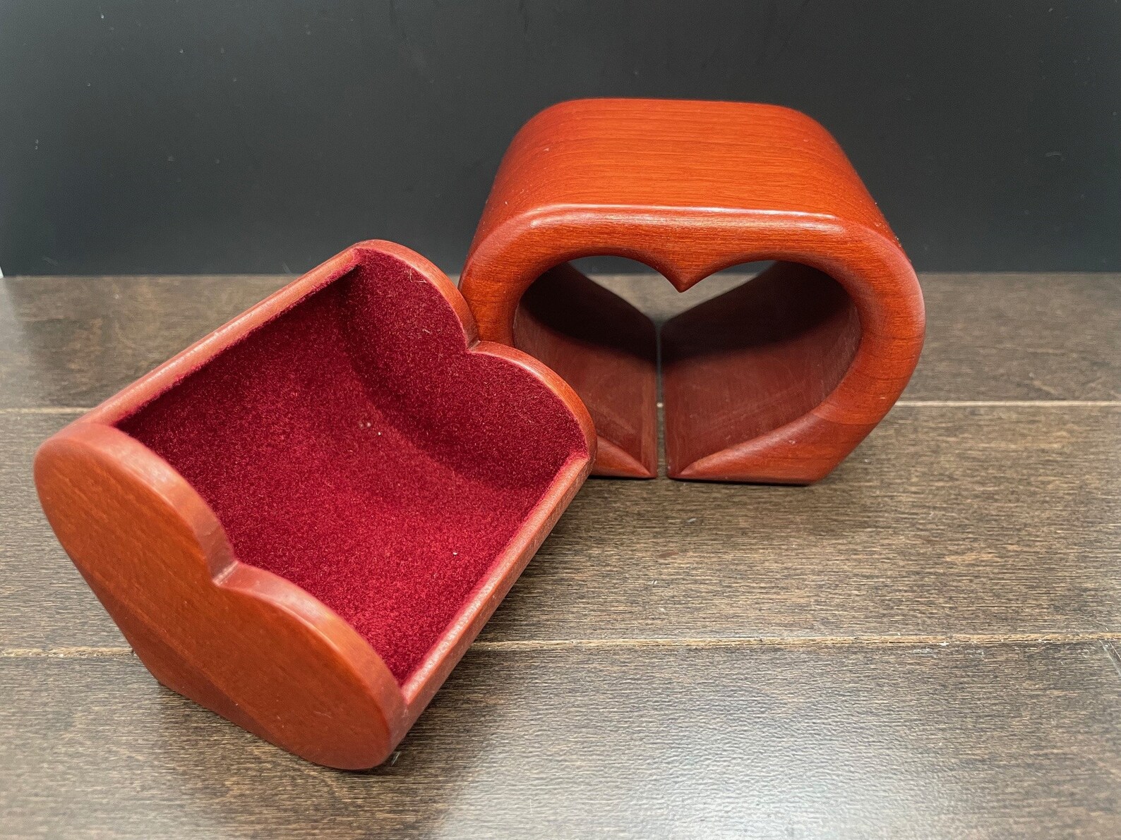 Richard Lee Heart Shaped Wooden Puzzle Bandsaw Jewelry Box, Signed - Etsy