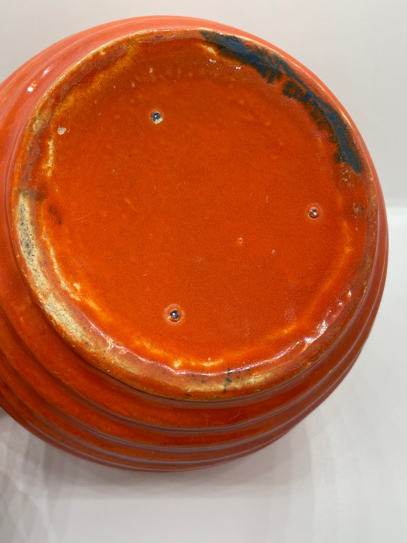 Bauer Pottery Orange Ringware Pottery 2 Qt Pitcher, 1940's - Etsy