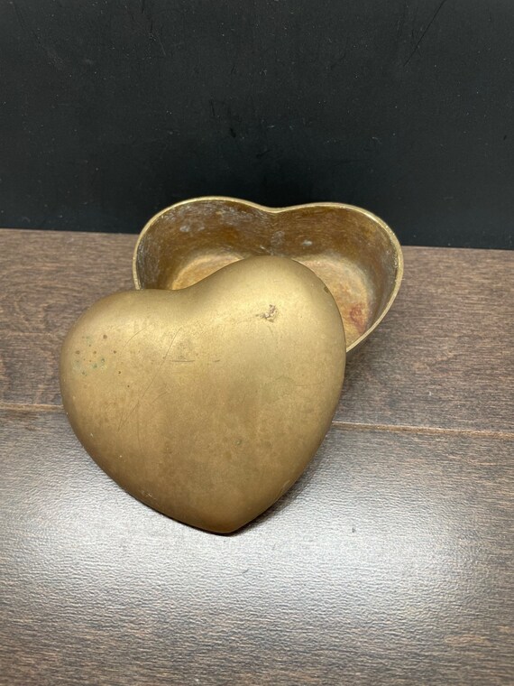Mid-Century Rosenthal Netter Brass Heart Trinket Jewe… - Gem