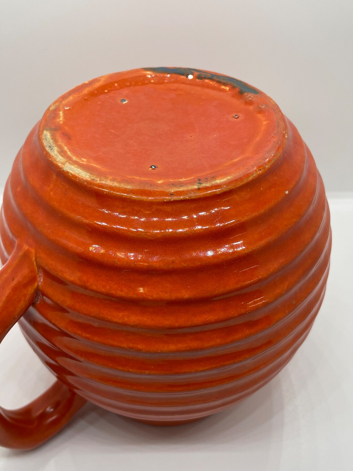 Bauer Pottery Orange Ringware Pottery 2 Qt Pitcher, 1940's - Etsy
