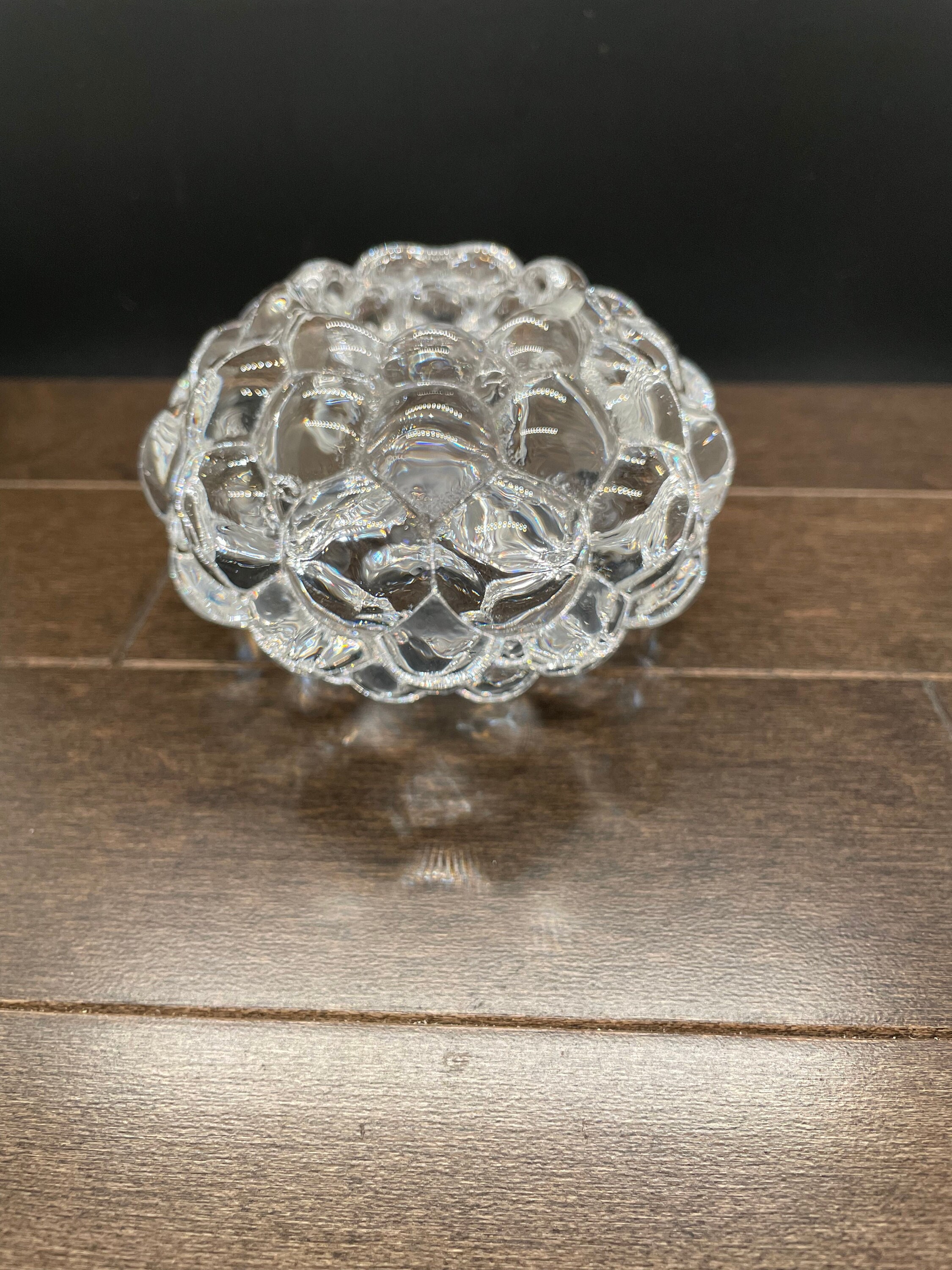 Pair of Orrefors Crystal Raspberry Bubble Votive Candle Holders - Etsy