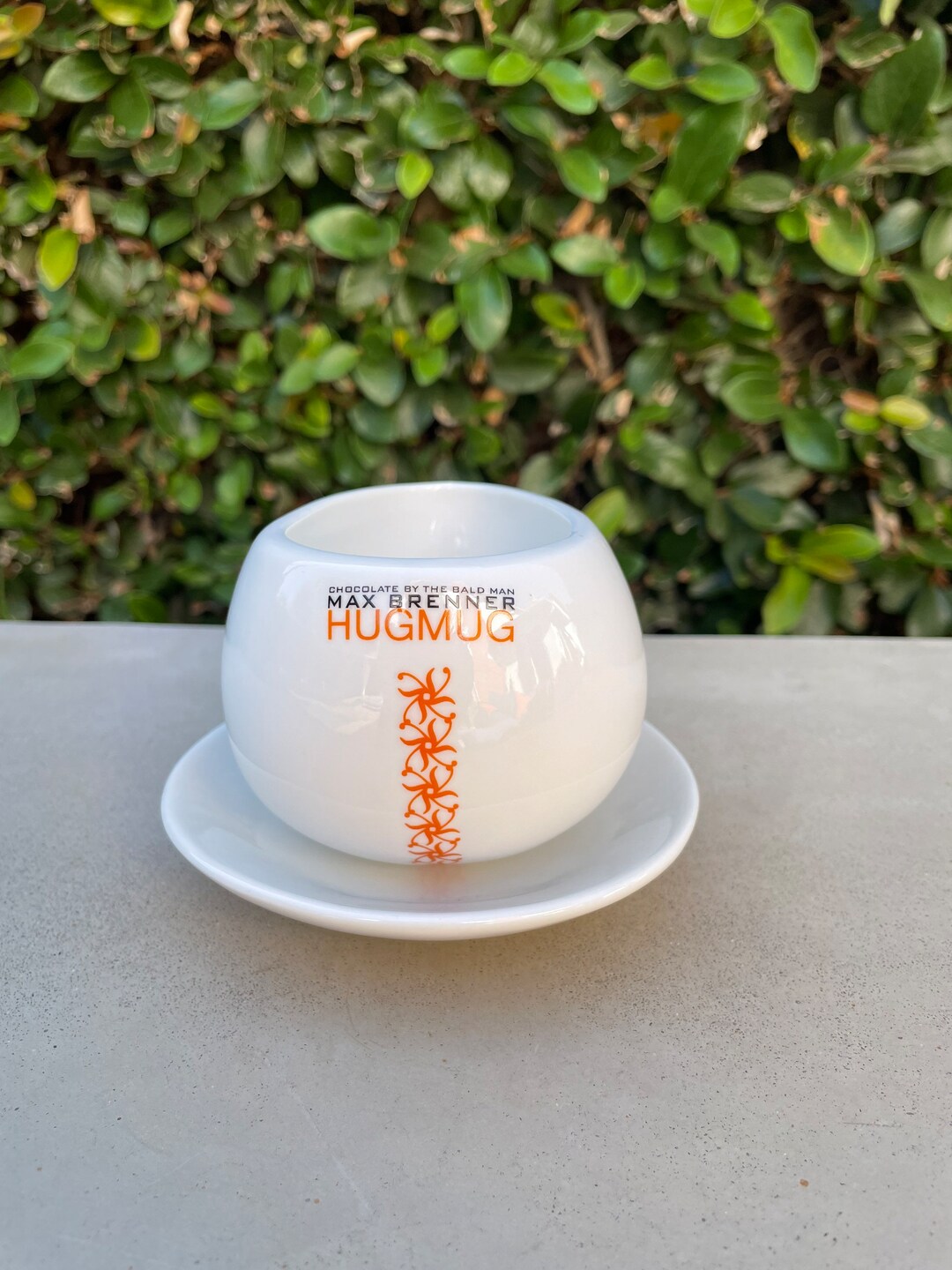 Hug Mug Ceramic Cup & Saucer by Max Brenner Chocolate Design - Etsy