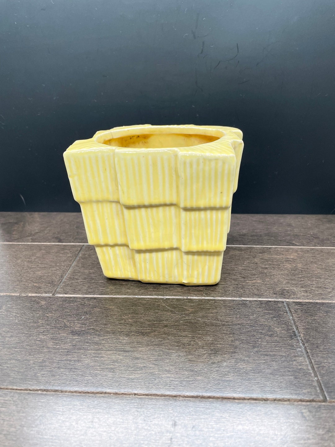 Vintage Mccoy Shingle Pattern Square Planter, 4 - Etsy