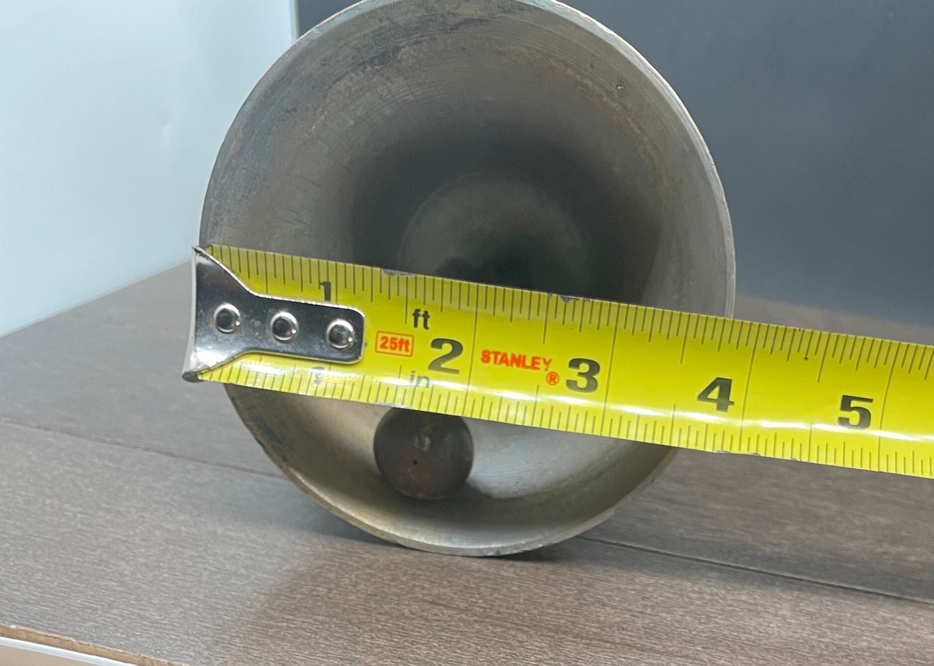 Antique Brass and Wood Handheld School Bell, 6" - Etsy