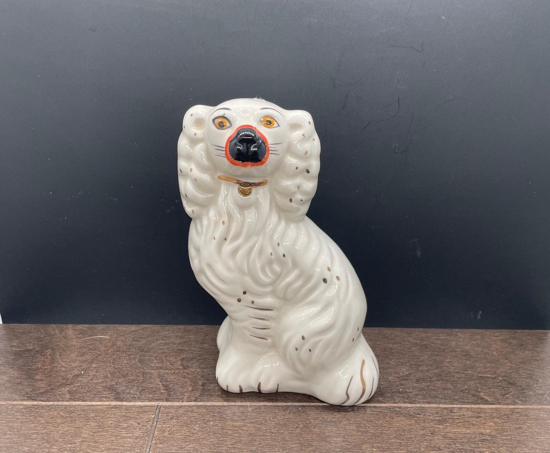 Vintage Staffordshire Style Spaniel Mantlepiece Ornament, Wally Dug - Etsy
