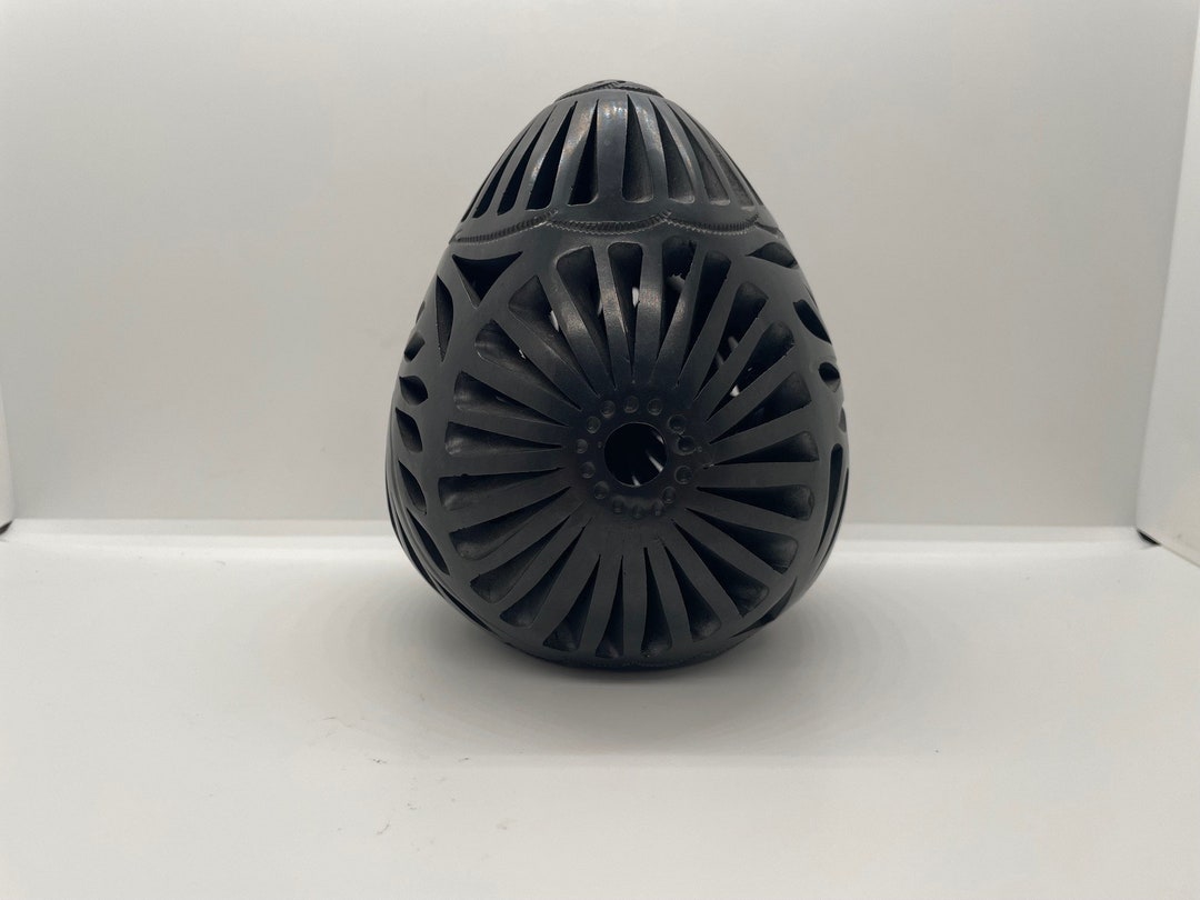 Oaxaca Black Clay Pottery Luminary, Hand Made, Candle Luminary - Etsy