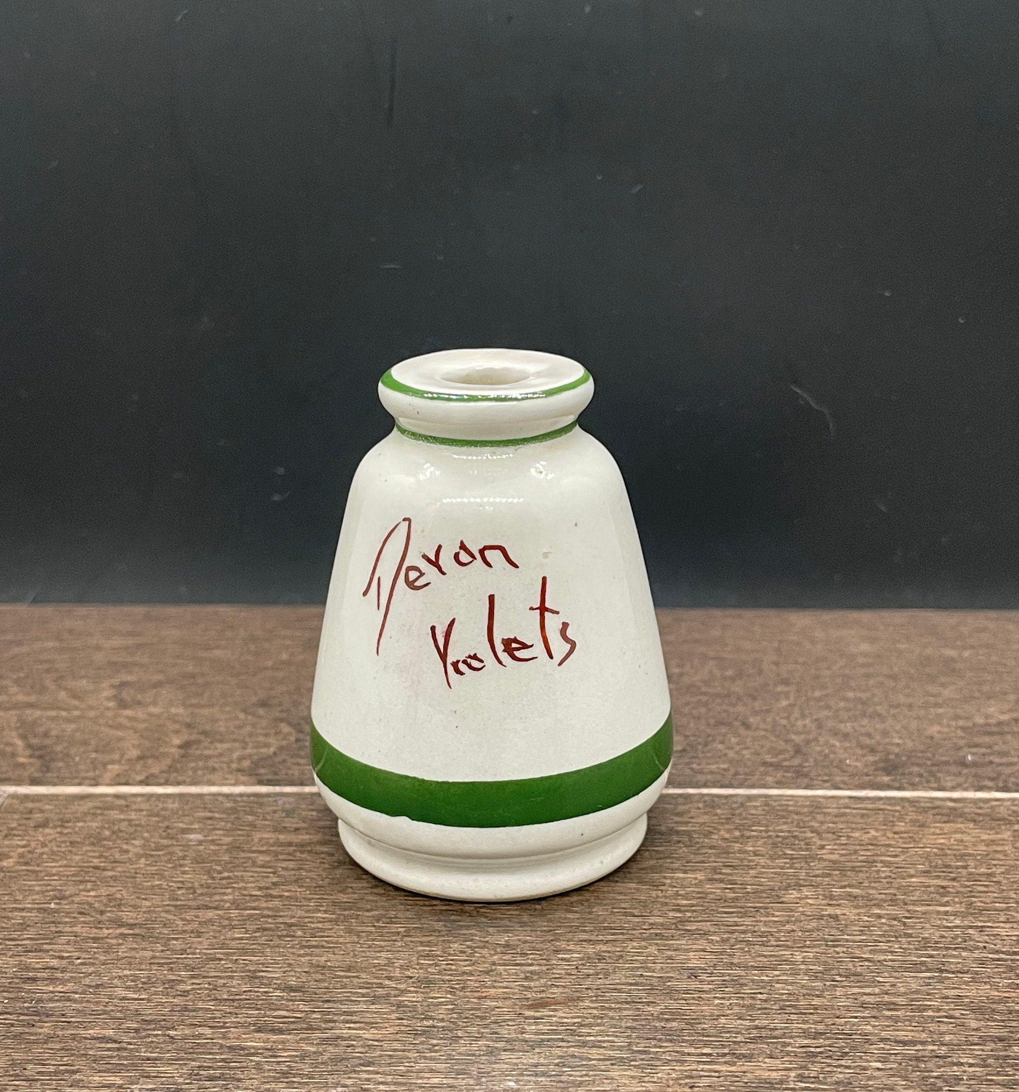 Vintage Devon Iris Ceramic Perfume Bottle - Etsy