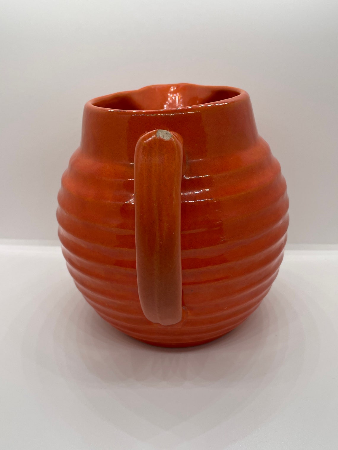 Bauer Pottery Orange Ringware Pottery 2 Qt Pitcher, 1940's - Etsy